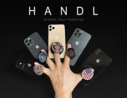 HANDL New York: Pixeled Lips - Handl Benjamin Collection - Phone Grip and Stand for Smartphone