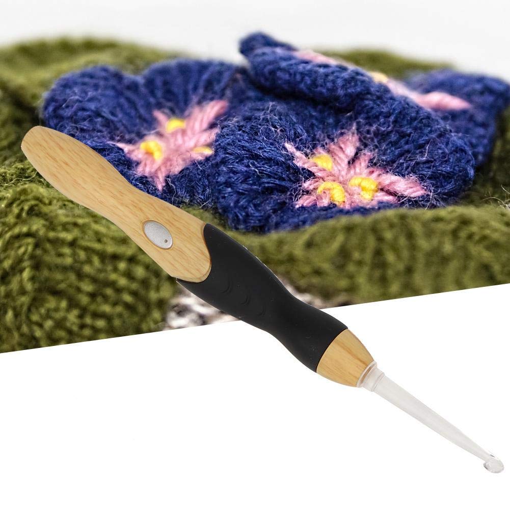 Crochet Needle Durable Crochet, Crochet Starter Kit Crochet Kit, Crochet Hook Set for Beginners Kids Adults Girls(Black)