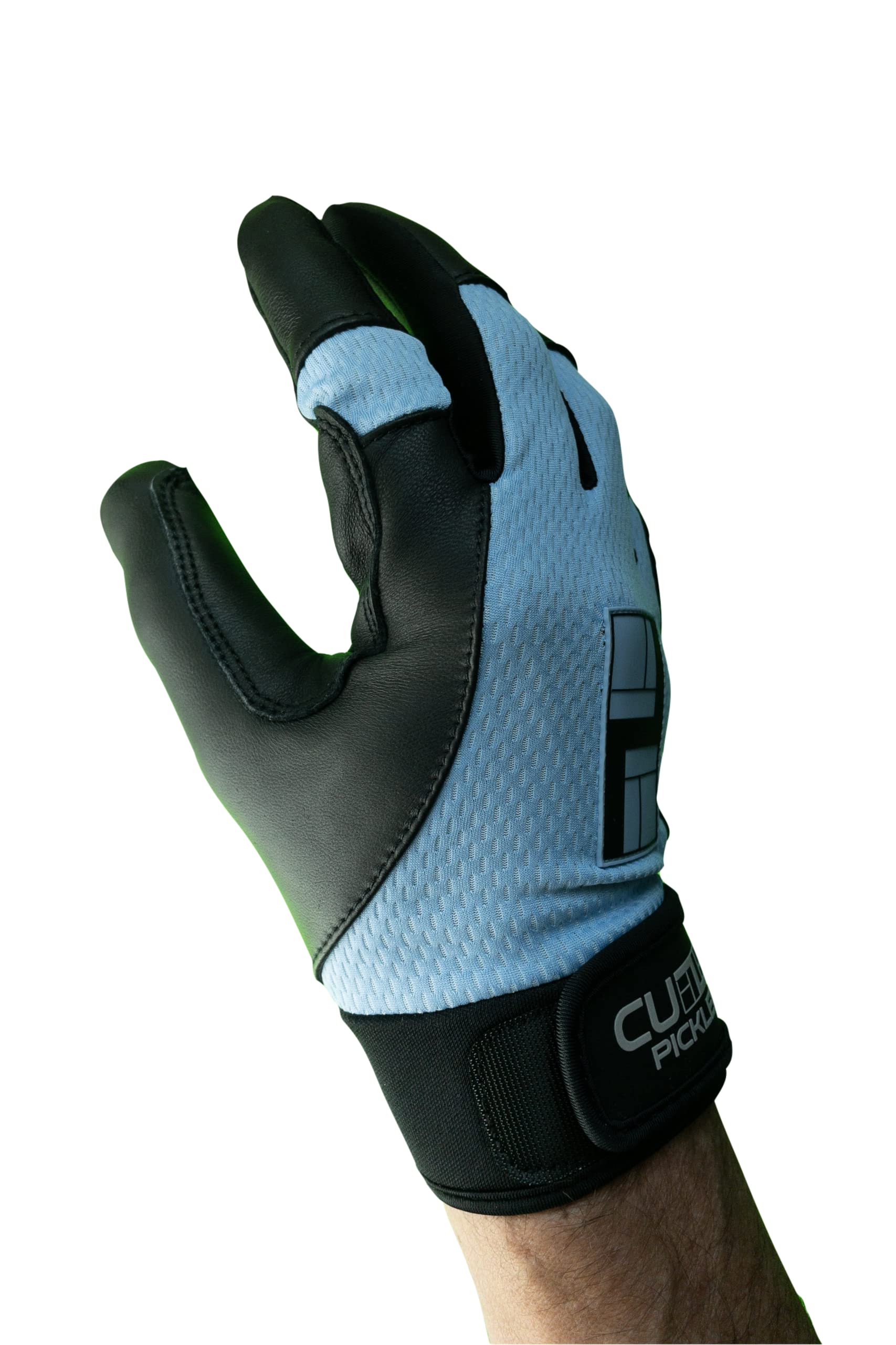 CUZINA HexPro Pickleball Racquetball Glove (Steel Gray/Black, XS, Right)