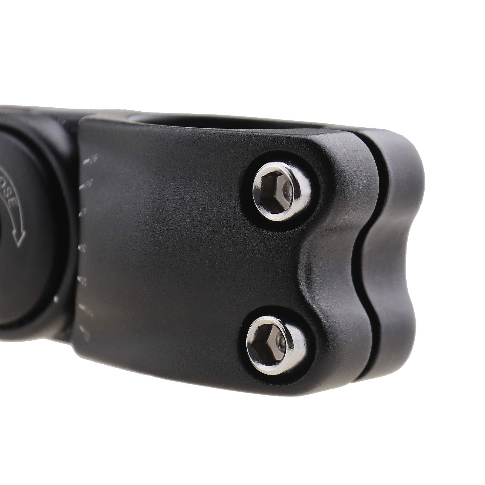 Create idea 1 Inch Adjustable Handlebar Stem,for Cross-Country Bike 1-1/8inch Front Fork 4-1/3 Inch Extension Black