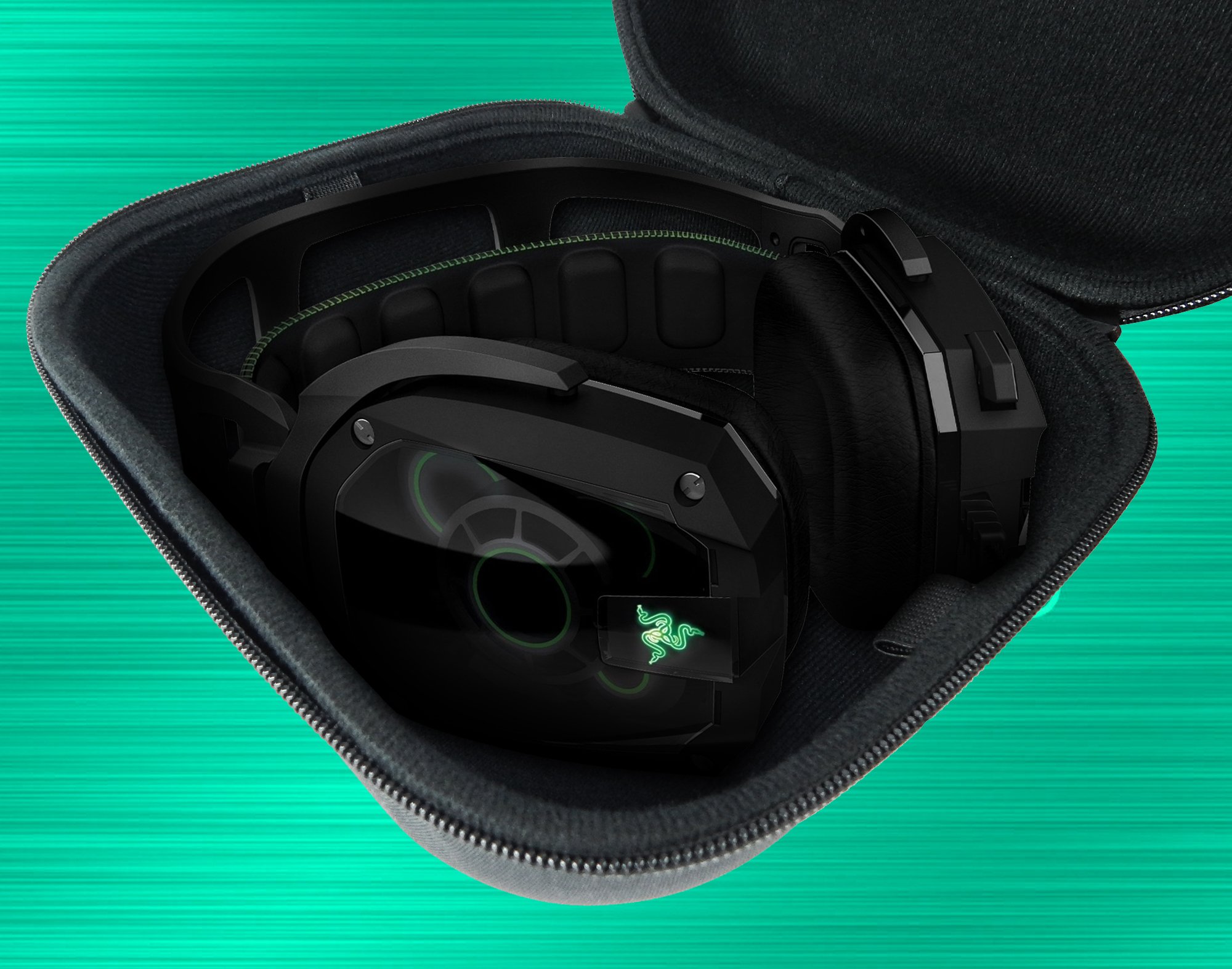 CASEMATIX Gaming Headphone Case Compatible with Razer Kraken X, Chroma, Man O War, Tiamat and More – Case Only