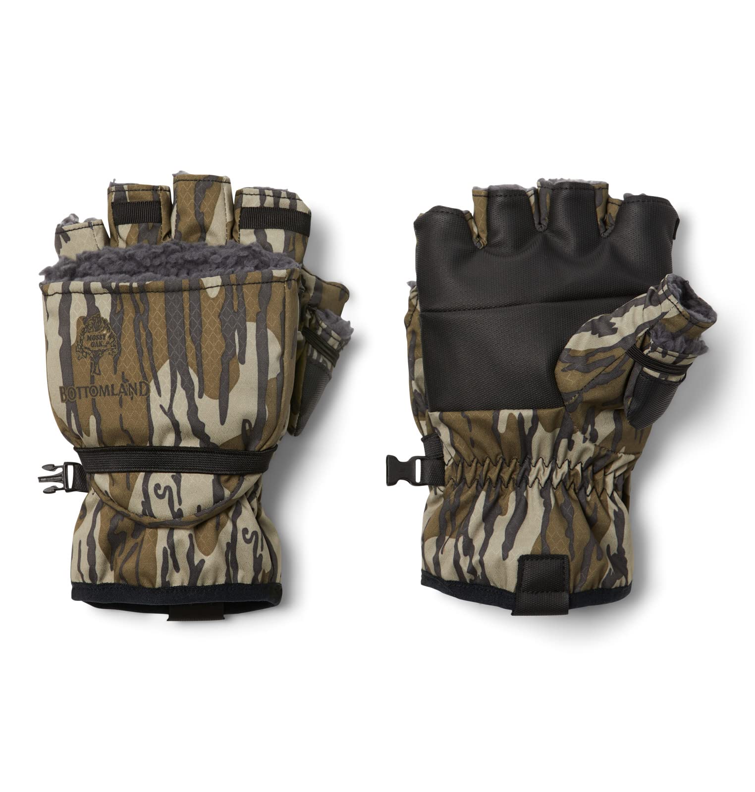 Columbia Unisex PHG Roughtail Convertible Mitten, Mossy Oak Bottomland, Medium