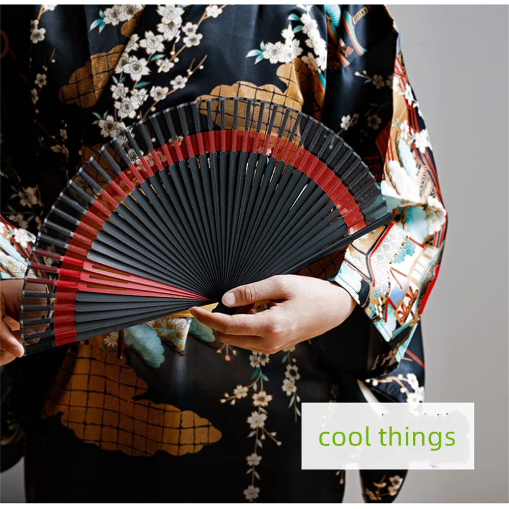 DOUYA Silk Ancient Fan Fan Chinese Craft Fan Hanfu Dance Fan Gift Fan Summer Cool Folding Fan (1)