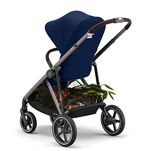 Cybex Gazelle S Stroller Modular Double Stroller for Infant and Toddler Includes Detachable Shopping Basket Over 20+ Configurations Folds Flat for Easy Storage