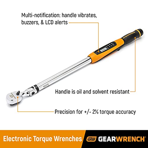 GEARWRENCH 1/2 Drive Electronic Torque Wrench - 85077