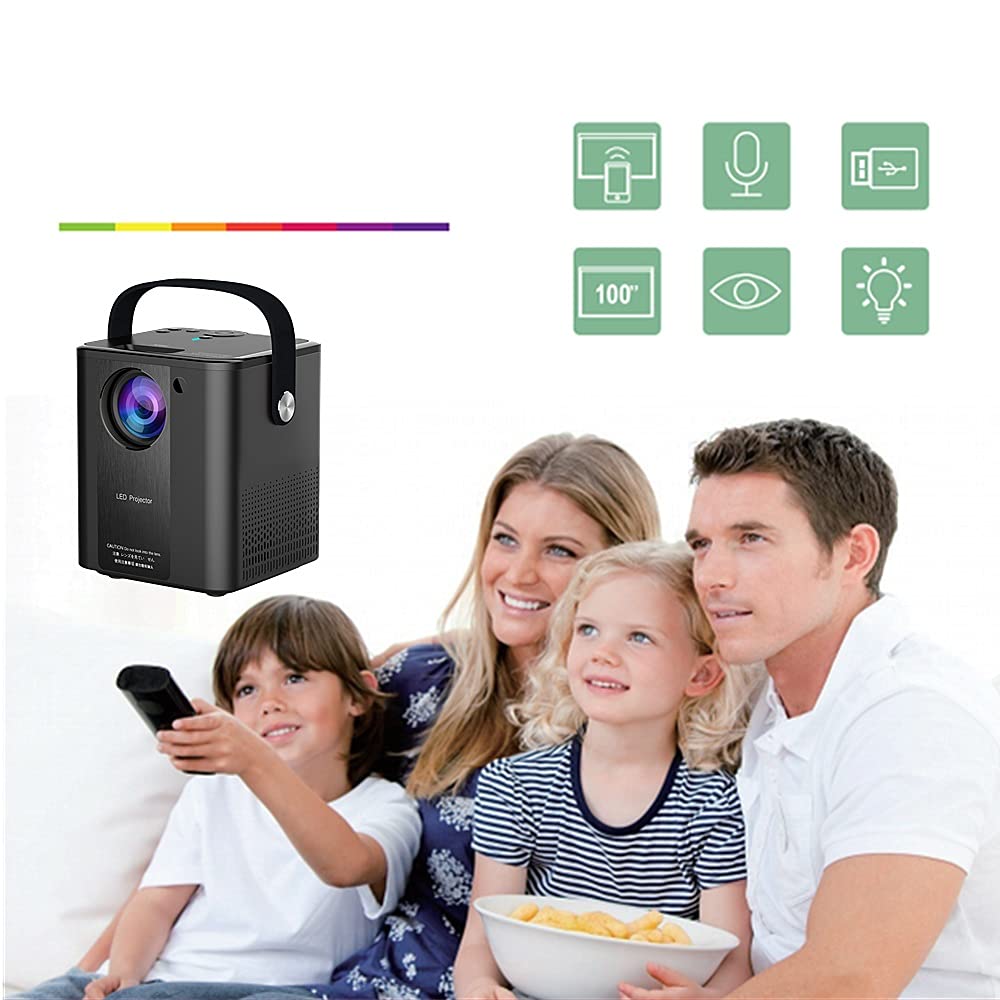 FZZDP P500 Mini Projector for Smartphone Portable Home Theater Full Supported 1080P Movie Beamer for Home Entertainment ( Size : Android Version )