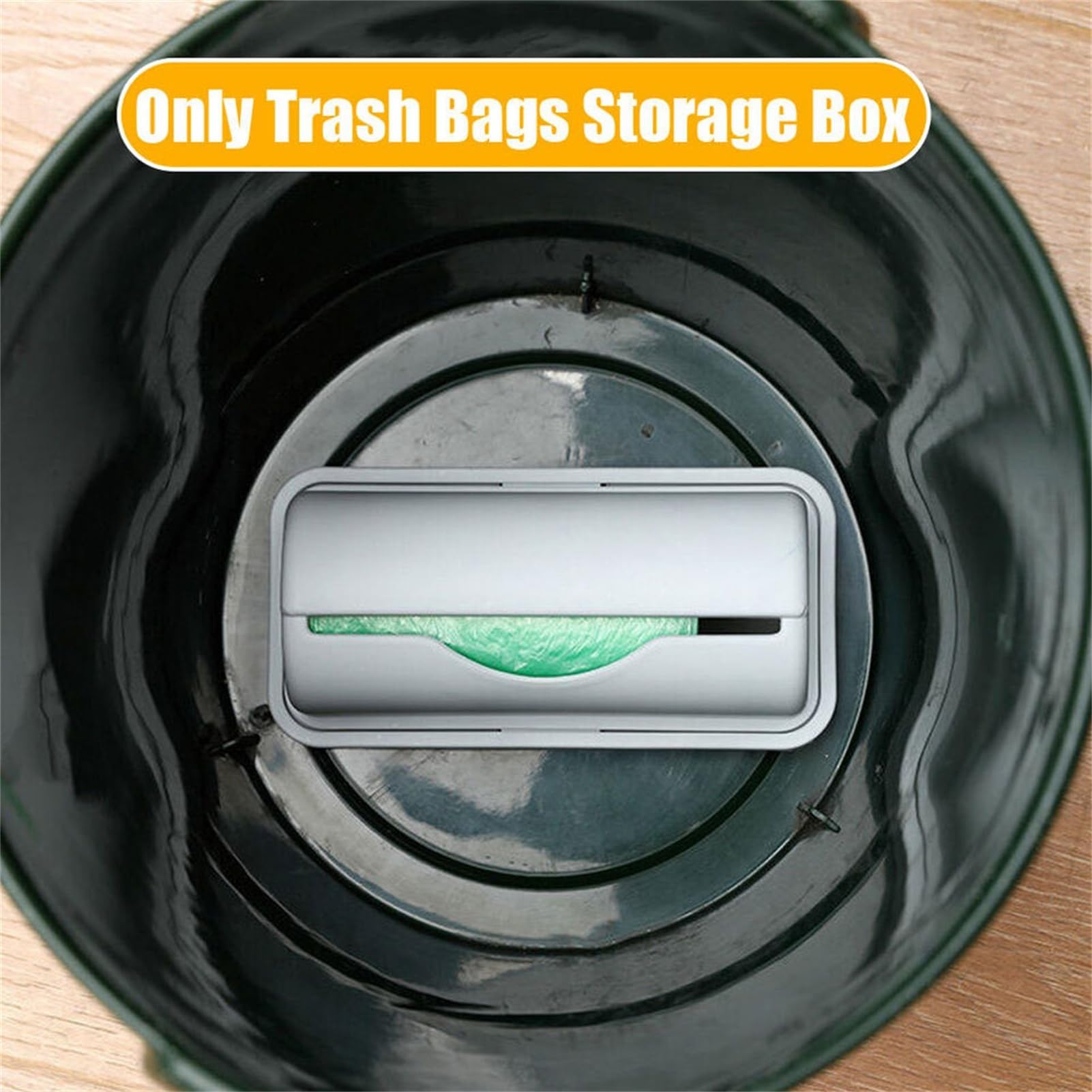 Fineliner Bag Dispenser, 2024 New Fineliner Trash Bags and Dispenser, Adhesive Trash Bag Dispenser, Trash Bag Dispenser for Bottom of Can, Wall-Mounted Garbage Storage Bag for Home Kitchen(White,3)