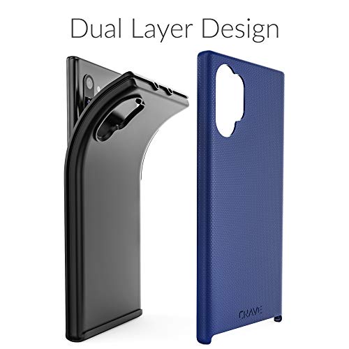Crave Note 10+ Case, Dual Guard Protection Series Case for Samsung Galaxy Note 10 Plus - Navy