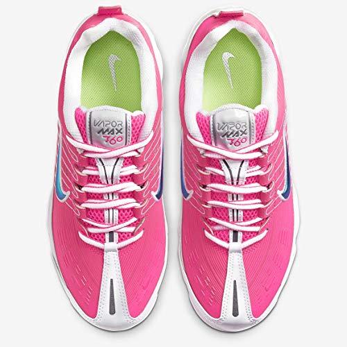 Nike Women's NIKE AIR VAPORMAX 360 Running Shoes, Pink/White, 7