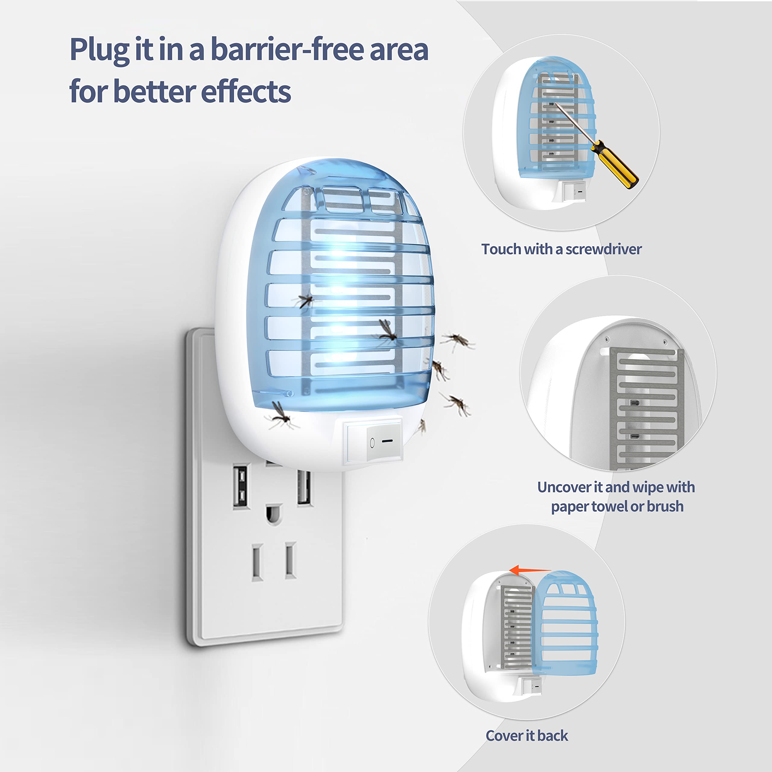 Electric Mosquito Killer for Home Bug Zapper Indoor