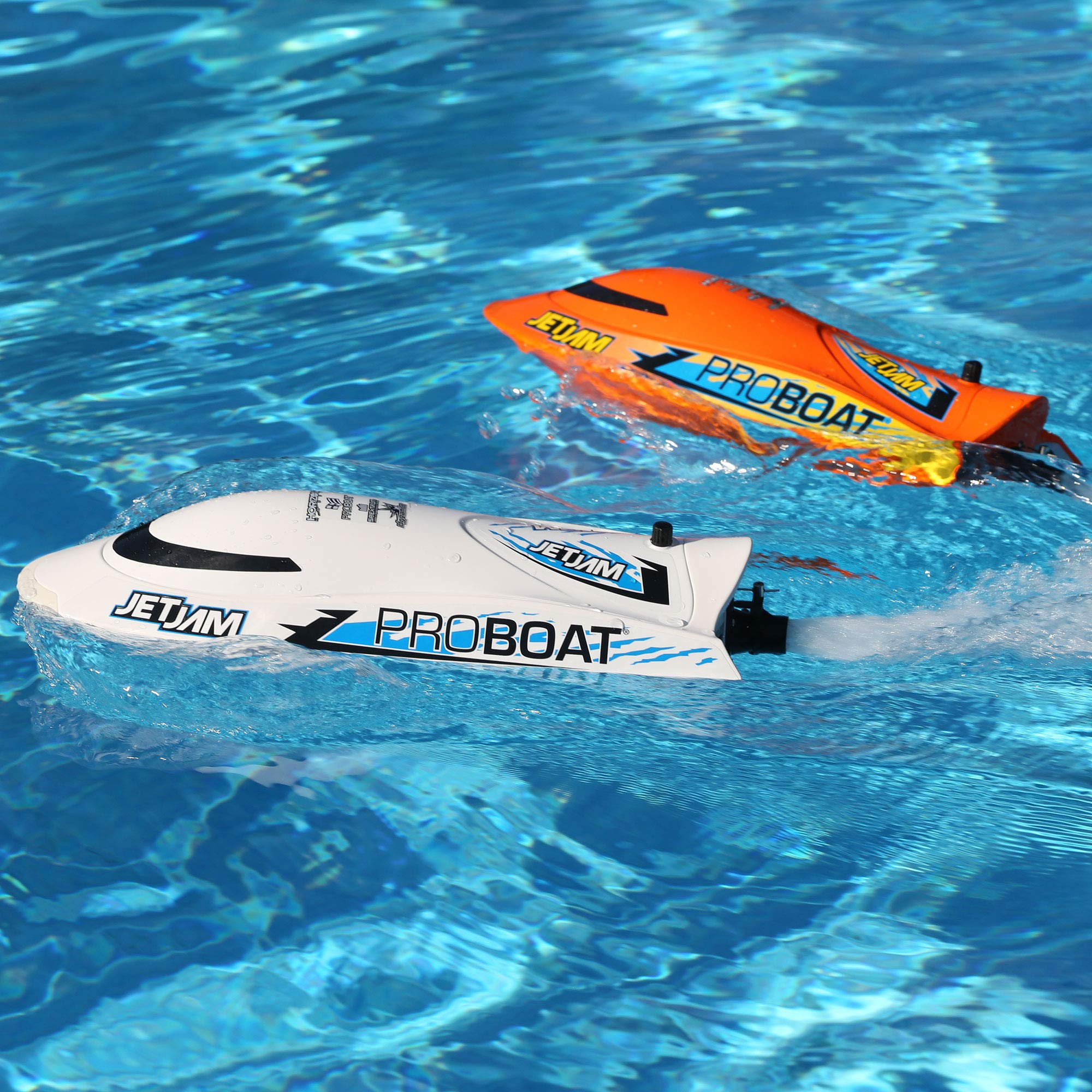 Pro Boat Jet Jam 12" Self-Righting Pool Racer Brushed RTR Ready to Run White PRB08031T2