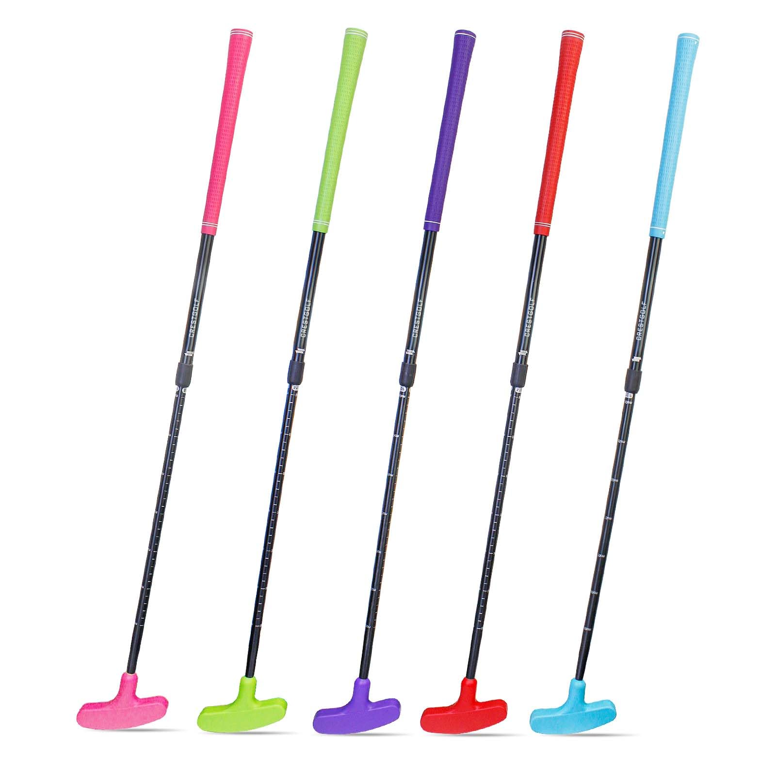 Crestgolf 5 Pack Two-way Golf Putters for Men and Women Adjustable Length Golf Clubs Set for Junior and Adults