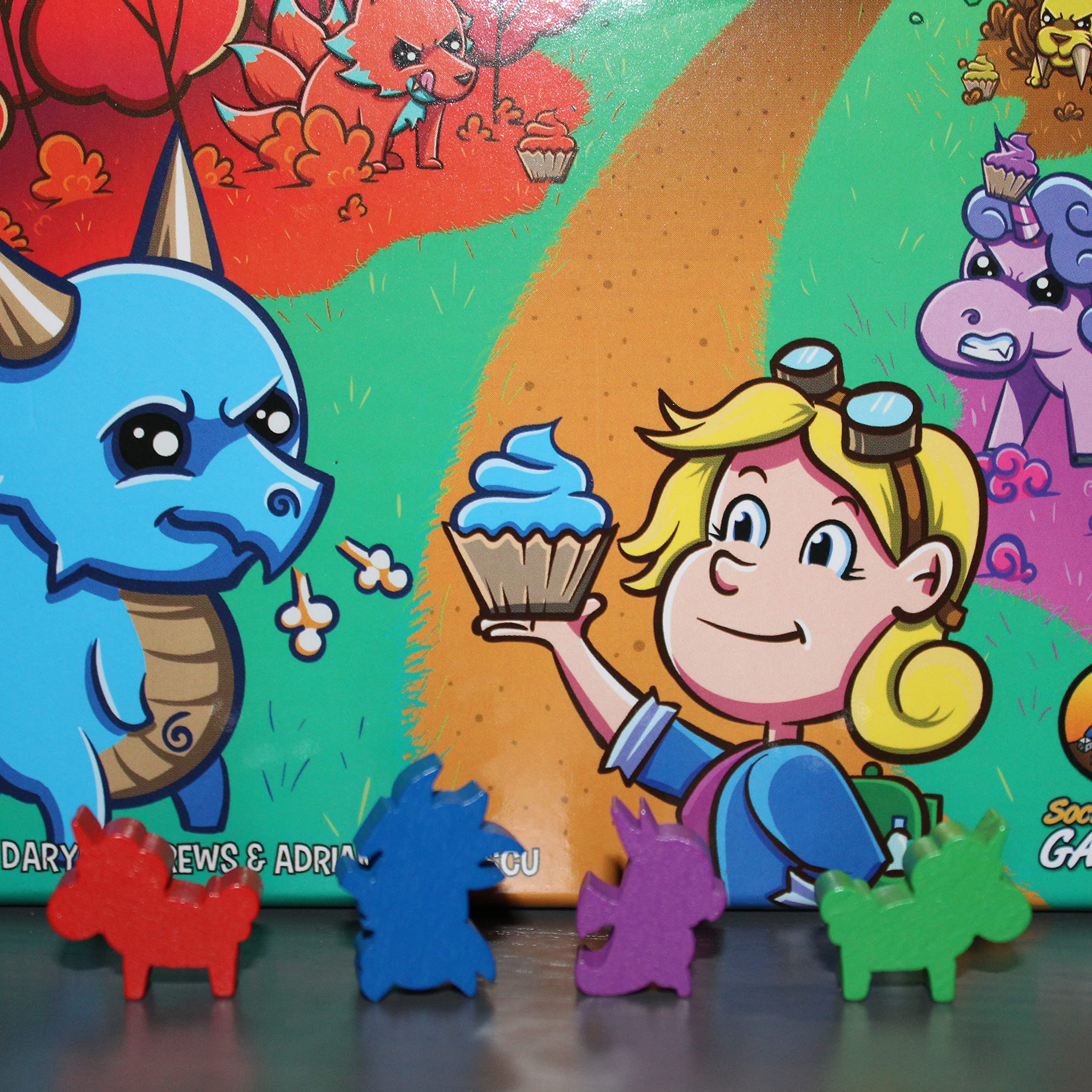 Social Sloth Games Creatures and Cupcakes Board Game