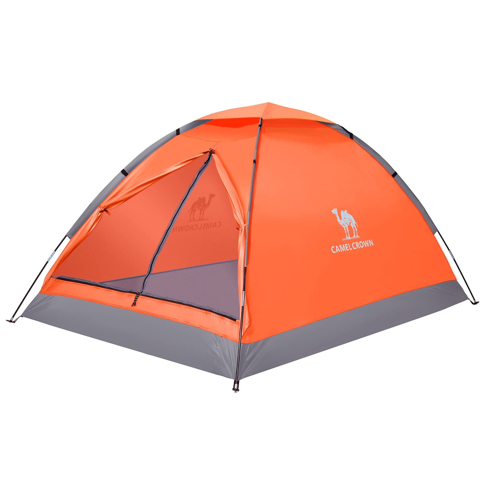 CAMEL CROWN 2 Person Camping Dome Tent, Waterproof, Lightweight Portable Backpacking Tent for Outdoor Camping/Hiking