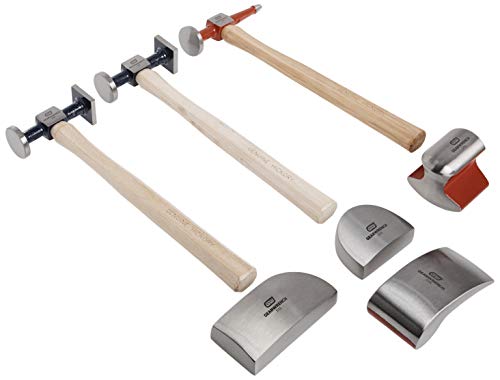 GEARWRENCH 7 Pc. Auto Body Tool Set, Hammers and Dollys, 82302