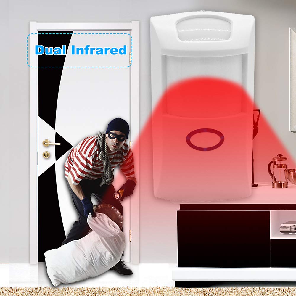 Docooler Sonoff PIR2 Dual Infrared PIR Sensor IR Wireless Motion Detector Smart Home Automation Security Alarm System for Alexa Google Home