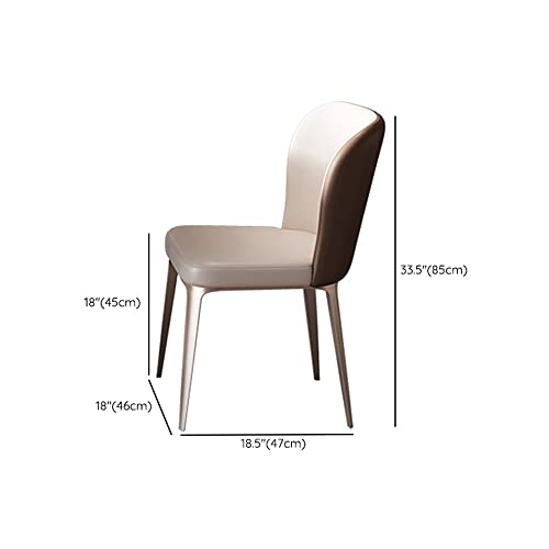 LITFAD Modern Rectangle Dining Table Set 7 Pieces Home Furniture Dinette Table Set with Metal Base Kitchen Table Set Restaurant Table and Chairs Set of 6-7 Pieces: Table with 6 Chairs