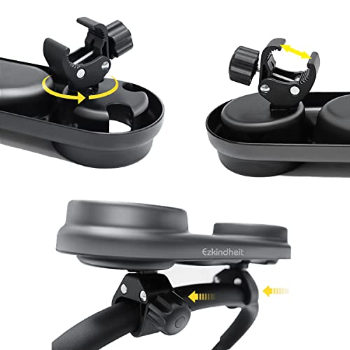 Snack Tray for Baby Stroller,Stroller Tray with Cup Holder,Outdoor Accessories for Babies and Kids.Two Cup Holders with One Snack Tray.
