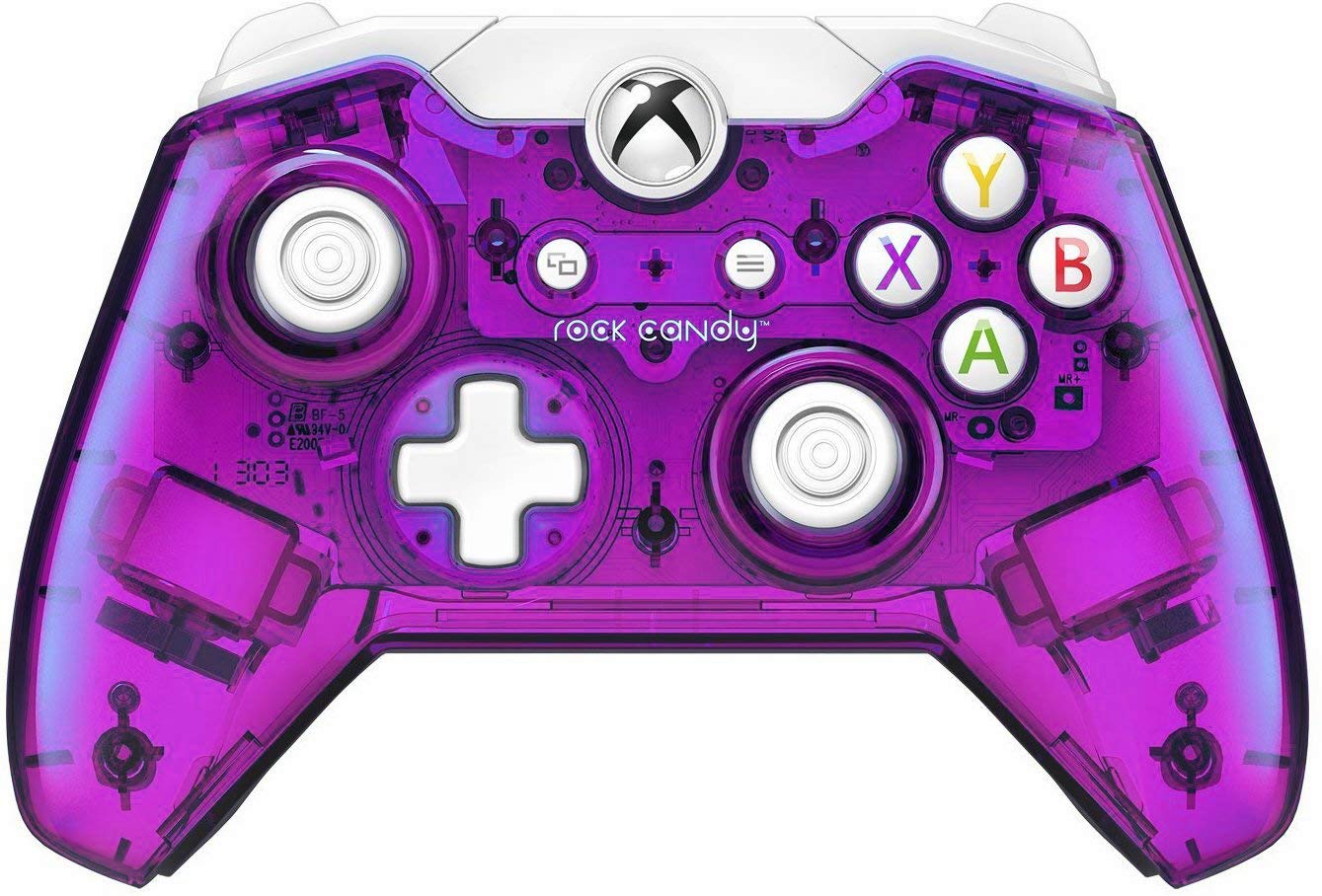 PDP 048-036-NA-PR Rock Candy Wired Controller for Xbox One, Purple