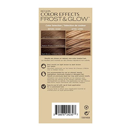 Revlon Permanent Hair Color, Permanent Hair Dye, Color Effects Highlighting Kit, Ammonia Free & Paraben Free, 30 Honey, 8 Oz, (Pack of 1)