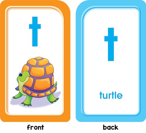 School Zone - Alphabet Match Flash Cards - Ages 4 and Up, Preschool to Kindergarten, ABC's, Letters, Matching, Beginning Sounds, Letter-Picture Recognition, and More