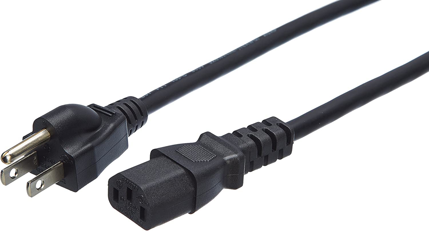 Xbox 360 3 Prong Notched Power Cable (Cord Only)