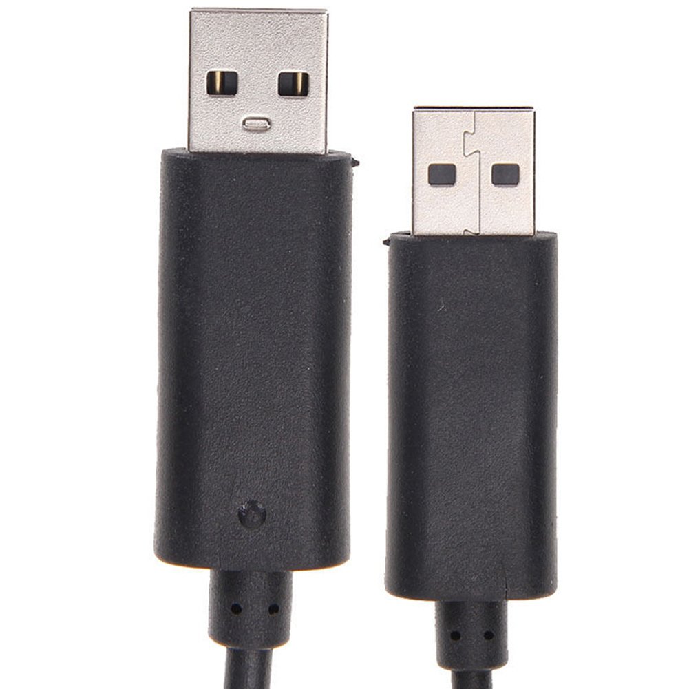 REDGO USB AC Power Supply Adapter Cable 9 Feet / 3M for Xbox 360 Kinect Motion Sensor, Black