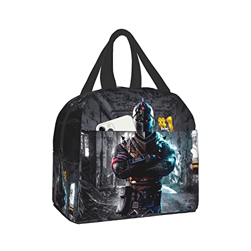 UNYDSVA Game Role Style Lunch Bag Cooler Bag Portable Insulated Lunch Bag Waterproof Tote Bento Bag Lunch Tote B