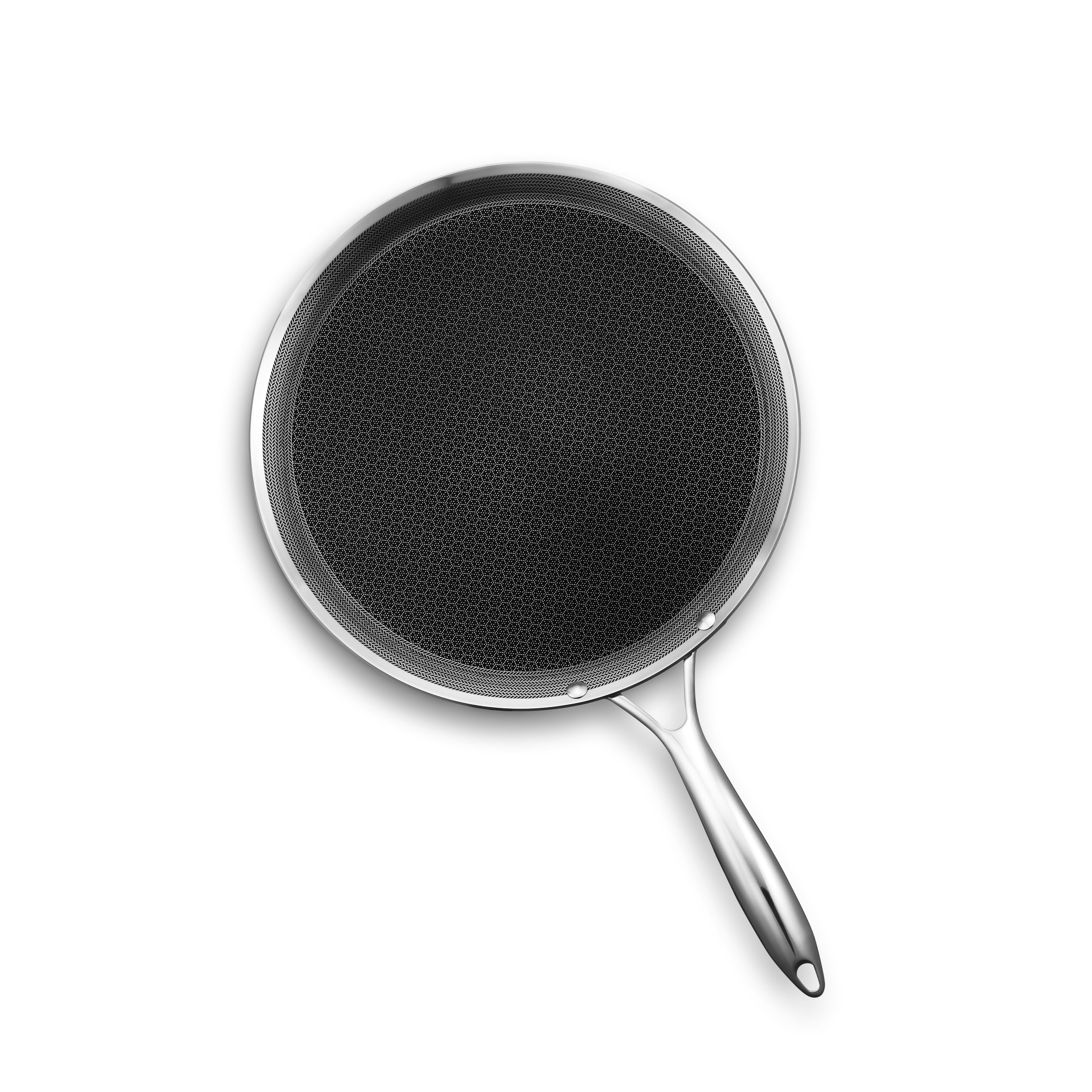 HexClad Hybrid Nonstick 13-Inch Griddle, Dishwasher and Oven Safe, Induction Ready, Compatible with All Cooktops