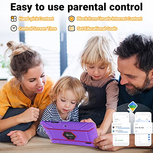 Contixo Kids Tablets Bundle - 7 inch 16GB Storage, Bluetooth, Android, Dual Cameras, Parental Control, Kids Bluetooth Headphone & 32GB microSD Card