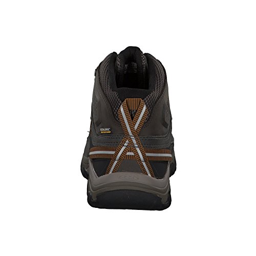KEEN Men's Targhee 3 Mid Height Waterproof Hiking Boots, Black Olive/Golden Brown, 11.5