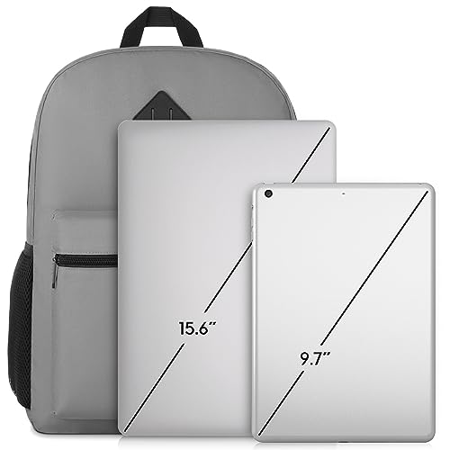 School Backpack,Unisex Classic Bookbag Teens Schoolbag with USB Port for High School College Office Work Travel