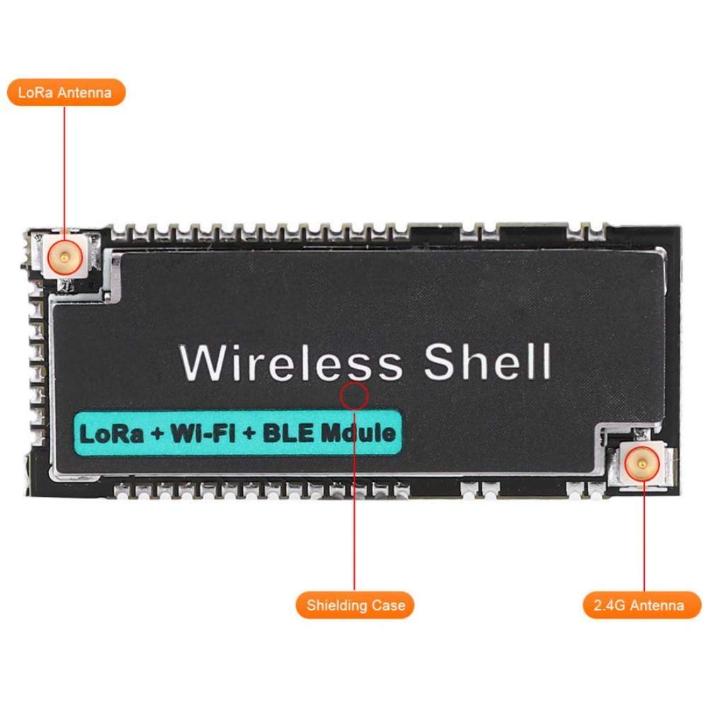 DollaTek 433/470MHZ ESP32 Wireless Shell SX1276 LoRaWAN WiFi BLE Module with 433MHZ anntenna for Arduino