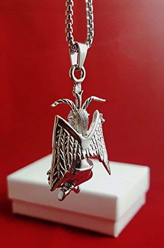 Church of Satan Baphomet Pendant Necklace 316L Stainless Eliphas Levi