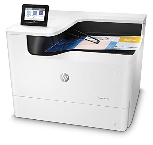HP PageWide Color 755dn Printer, with fast 2-sided and A3 printing, plus security features for business use (4PZ47A)