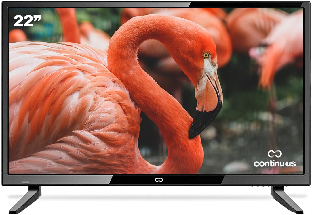 CONTINU.US 32-inch TV | CT-3280, 720p Small Flat Screen TV, High Definition LED Non-Smart TV with HDMI, USB, VGA, & Headphone - Compatible with Amazon Fire, Apple TV & ROKU Stick | 2024 Model