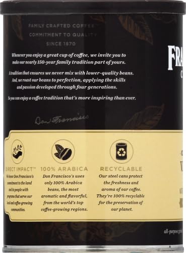Don Francisco's Vanilla Nut Flavored Ground Coffee, 12 oz Can