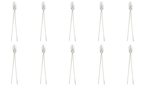 CEC Industries #8640 Bulbs, 14 V, 1.12 W, Wire Terminal Base, T-1.25 Shape (Box of 10)