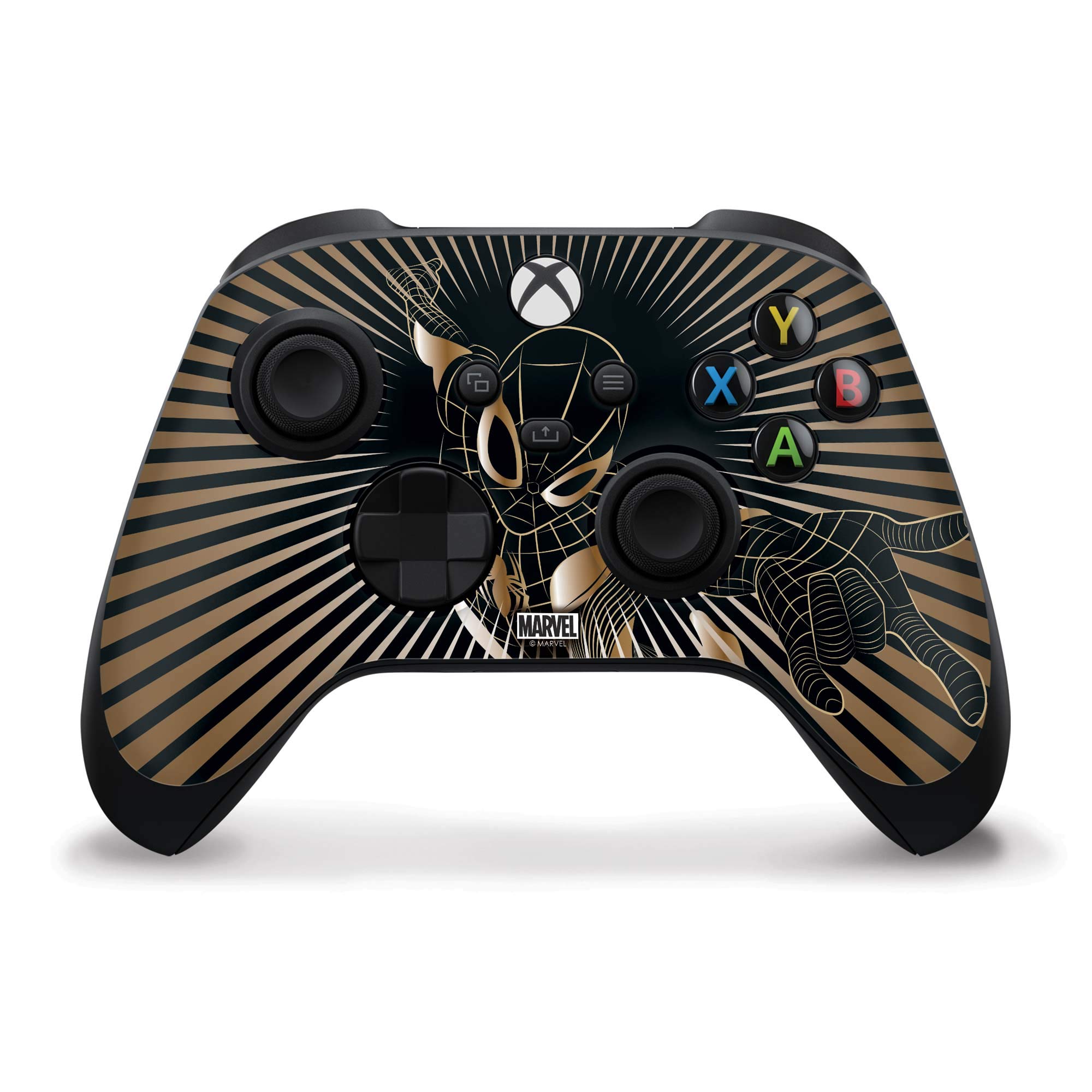 Controller Gear Marvel - Spider-Man - Art Deco - Xbox Series X|S Controller Vinyl Decal Protective Sticker Skin. Made in USA - Xbox Series X
