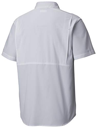 Columbia Men's Silver Ridge Lite Short Sleeve Shirt, White, 5X