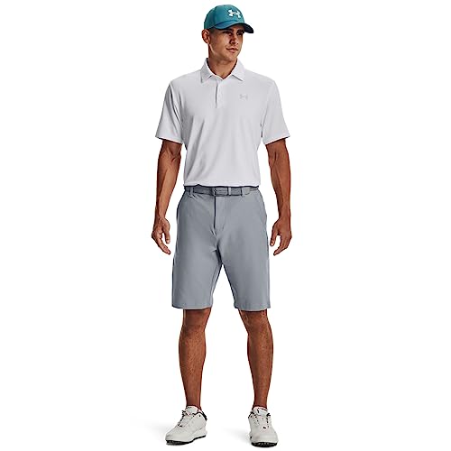 Under Armour Men's Standard Playoff Polo 3.0, (100) White/White/Halo Gray, Medium