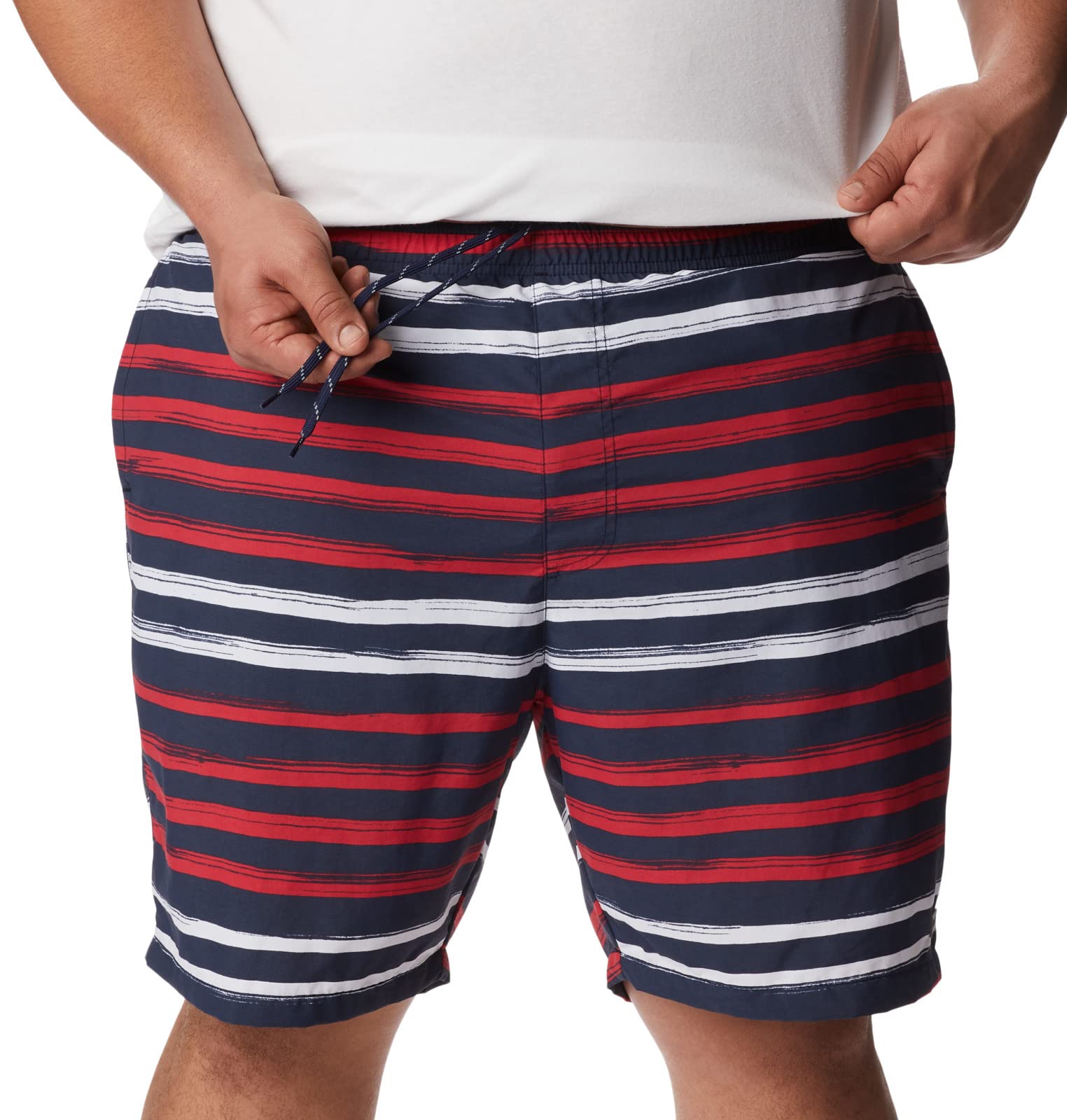 Columbia Men's Big Dippers Water Short Swimwear, azul Wavy Islands, Small x 8