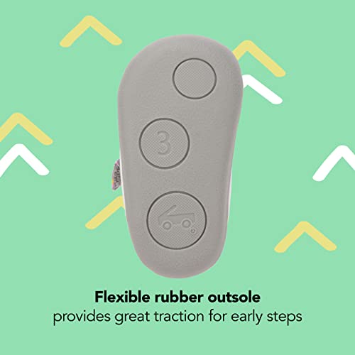 See Kai Run - Stevie II First Walker Shoe for Infants, Gray Jersey/Happy, Infant 4