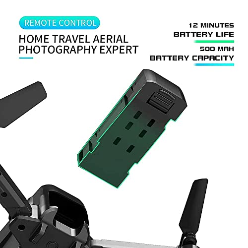 RKSTD Drone With HD Camera, Suitable For Adults, Beginners, Children, Foldable Remote Control Quadcopter, One-button Takeoff/landing, Headless Mode, Waypoint Flight, 360° Flip