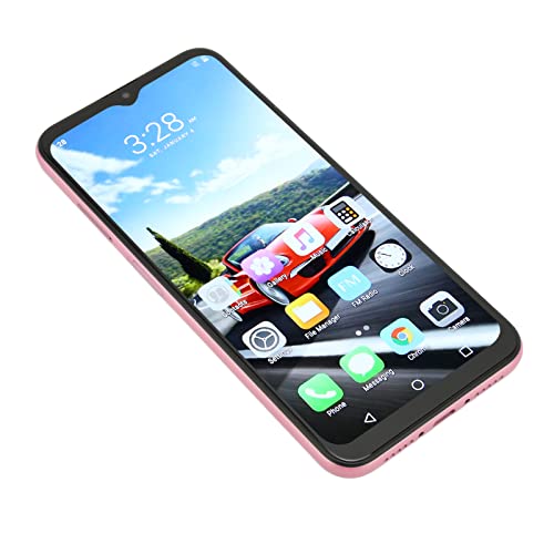 Unlocked Cellphone, 4000mAh Cellphone 10 Core Processor 5G 6.53in IPS Dropscreen Dual Card Slots Face Recognition for Birthdays (US Plug 110V)