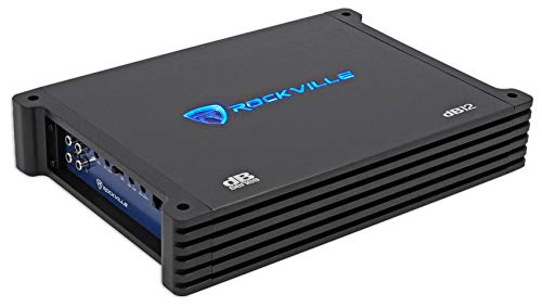 Rockville DK512 PACKAGE Dual 12" 2800w K5 Car Subwoofer Enclosure+DB12 Amplifier