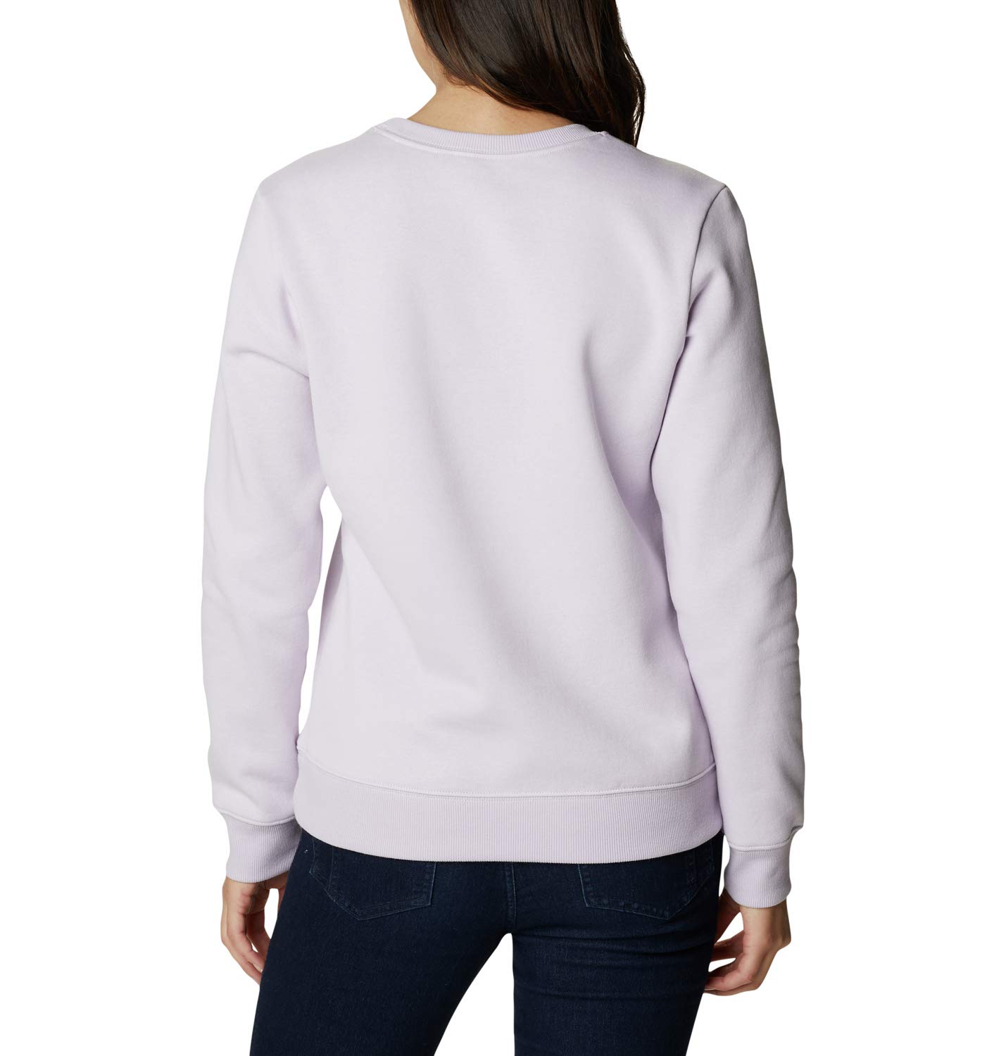 Columbia Women's Logo Crew, Pale Lilac, X-Large
