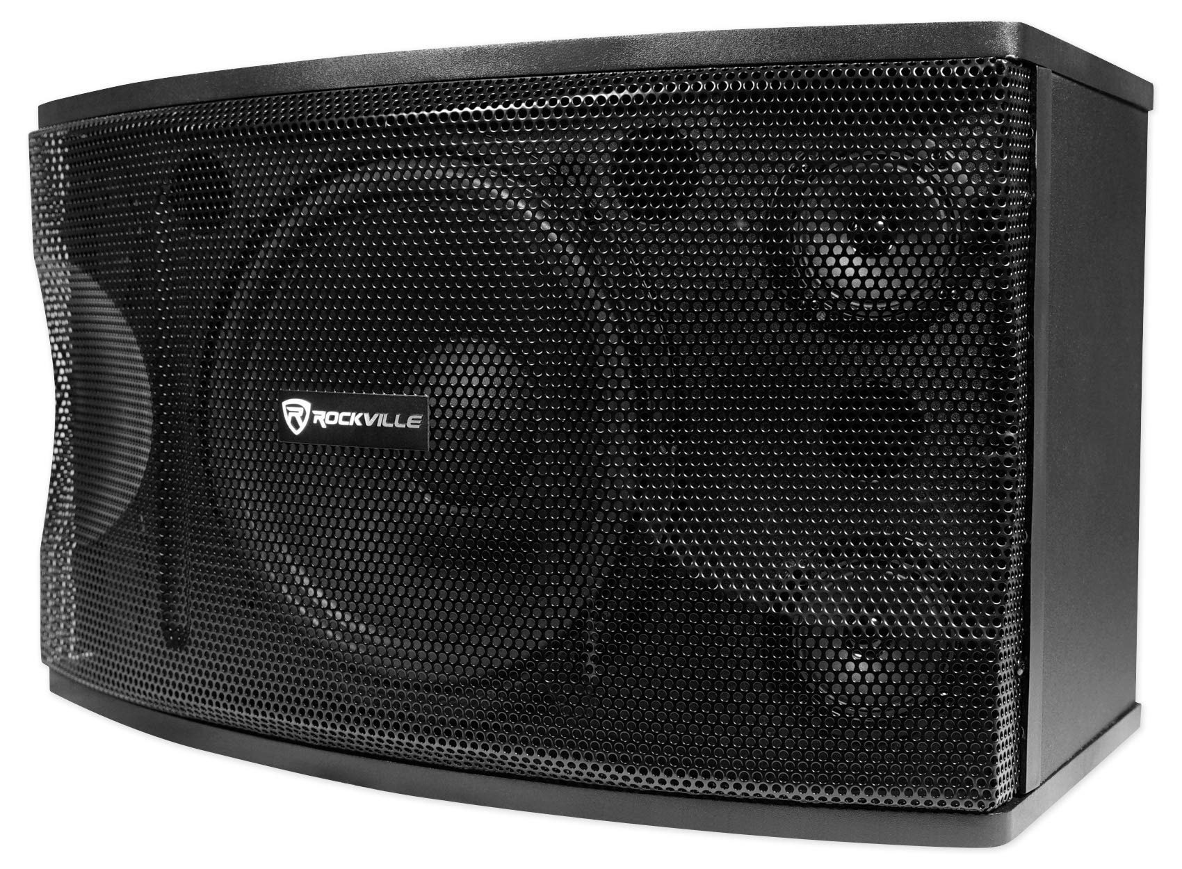Rockville Karaoke Machine System w/Pair 12" Speakers+Bluetooth Mixer Amp+Mics + Rockville R14GSBR100 Red/Blk 14 Gauge 100' Ft. Mini Spool Car Audio Speaker Wire