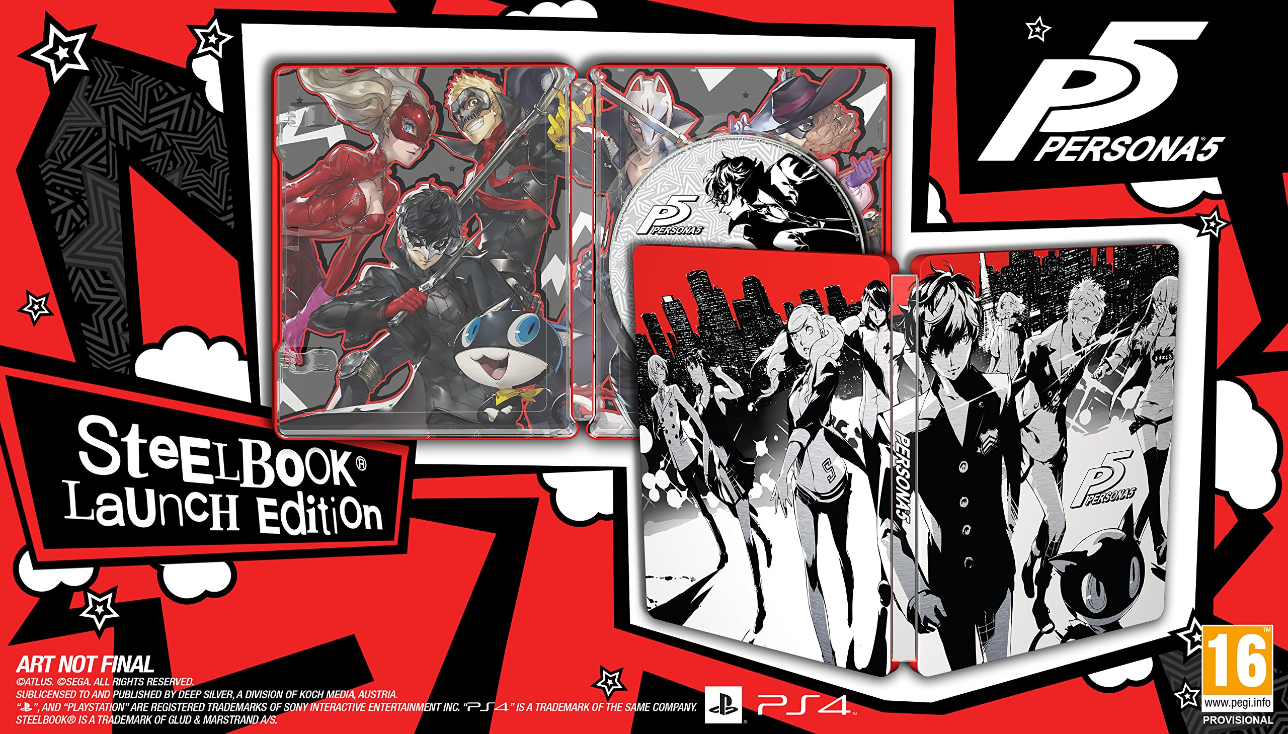 Persona 5 SteelBook Launch Edition (PS4)