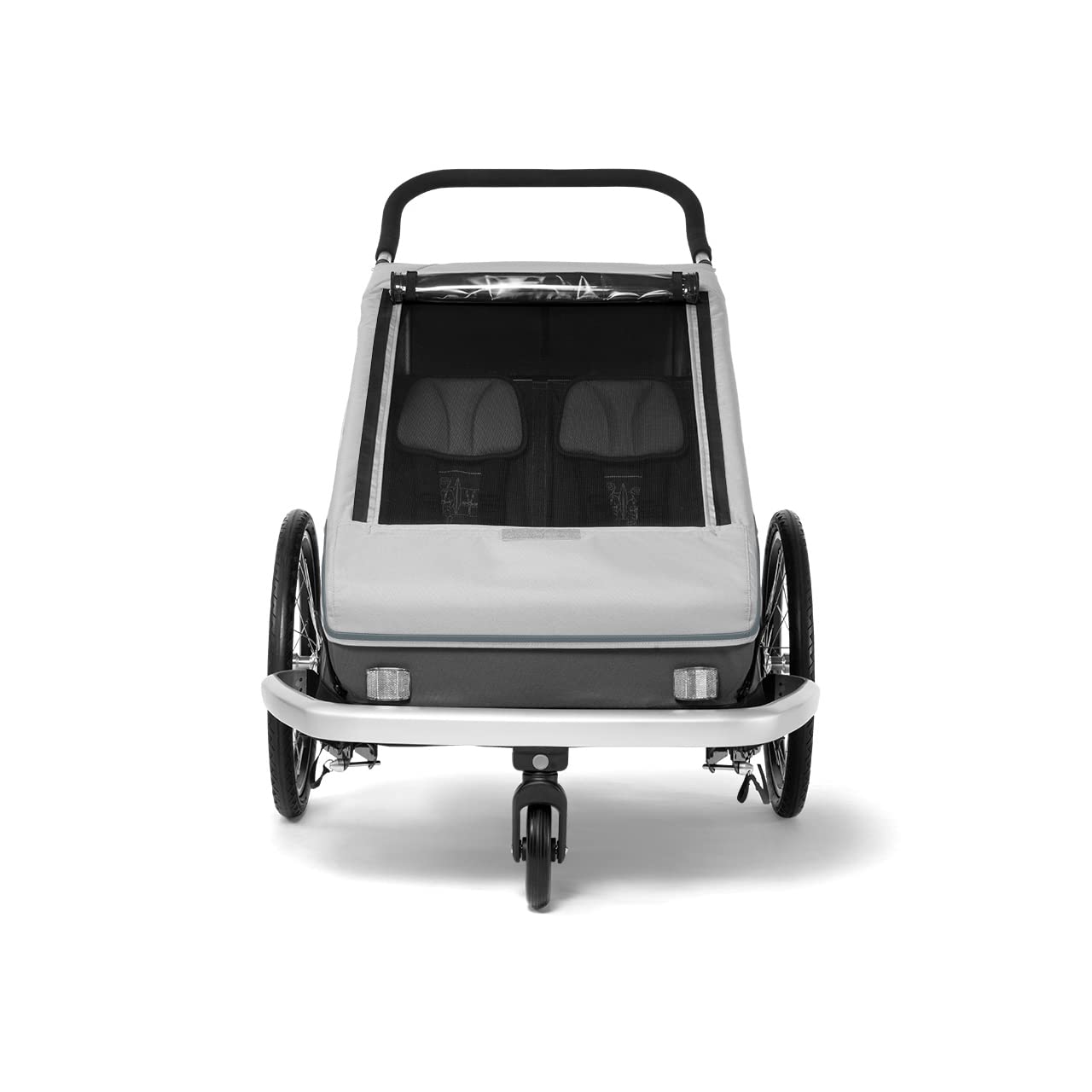Croozer Unisex – Adult's Keeke Bicycle Trailer, Gray, Standard Size